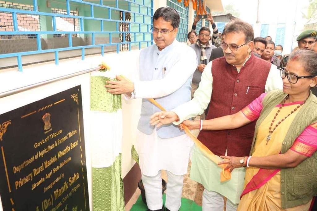 CM inaugurates newly built rice godown and farmers knowledge centre at ...