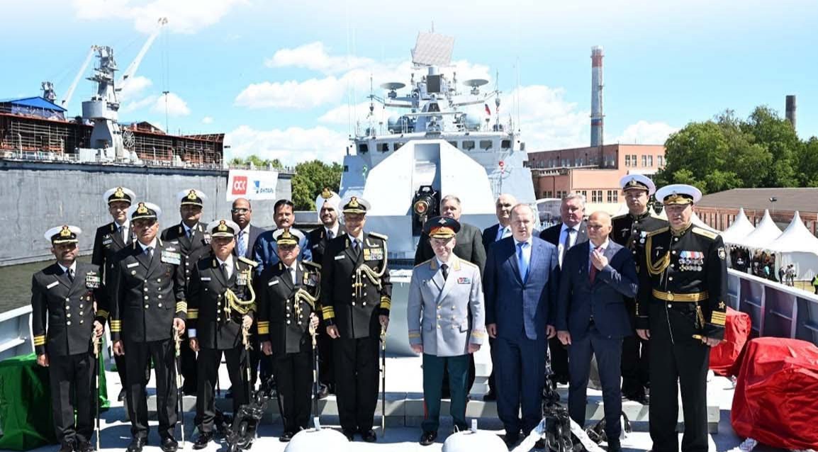 IndianNavy commissioned INS Tamal at Yantar Shipyard, Kaliningrad in ...
